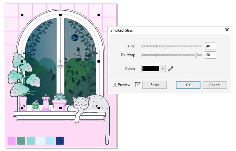 Applying effects with interactive lenses - Corel Discovery Center