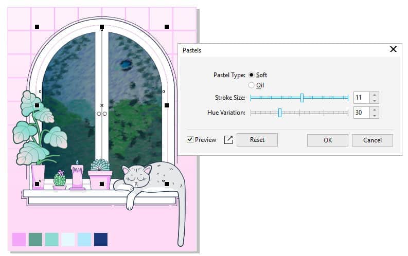 Applying effects with interactive lenses - Corel Discovery Center