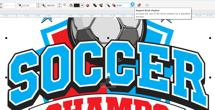Adding Depth with the Block Shadow Tool - Corel Discovery Center