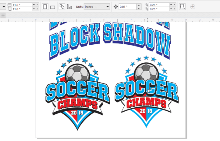 Adding Depth with the Block Shadow Tool - Corel Discovery Center
