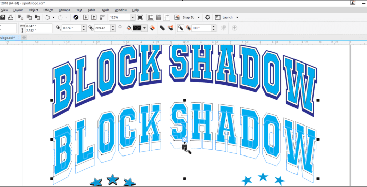 Adding Depth with the Block Shadow Tool - Corel Discovery Center