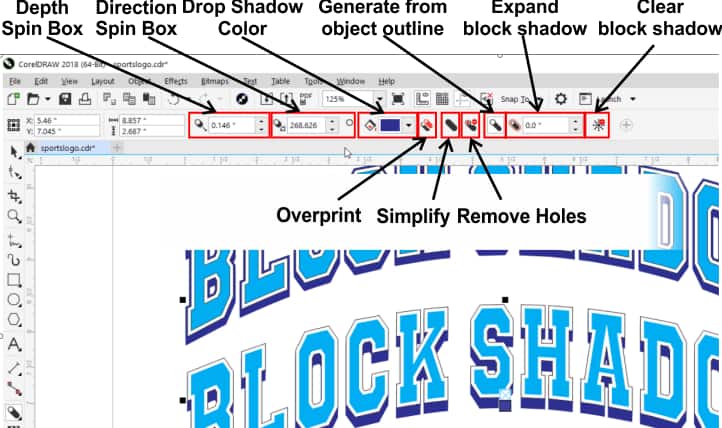 Adding Depth with the Block Shadow Tool - Corel Discovery Center