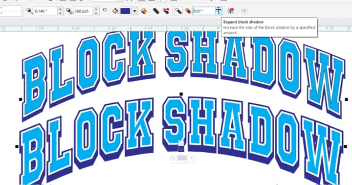 Adding Depth with the Block Shadow Tool - Corel Discovery Center