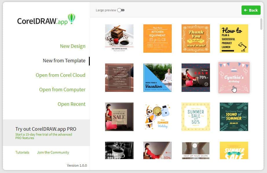 Introduction to CorelDRAW.app - Corel Discovery Center