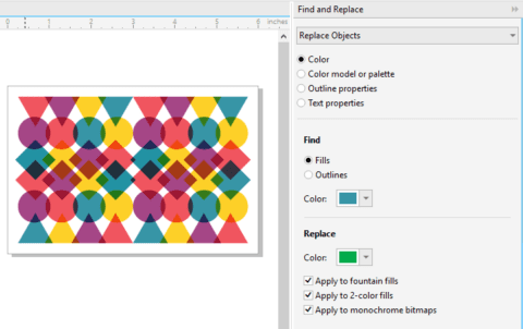 Using Find and Replace in CorelDRAW - Corel Discovery Center