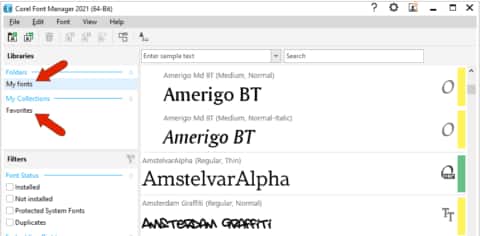 How to import a font database - Corel Discovery Center