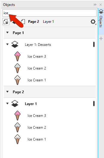 Managing objects, layers and pages - Corel Discovery Center