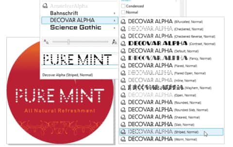 Working with Variable Fonts - Corel Discovery Center