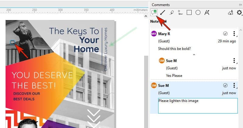 Working with Comments and Annotations in CorelDRAW - Corel Discovery Center