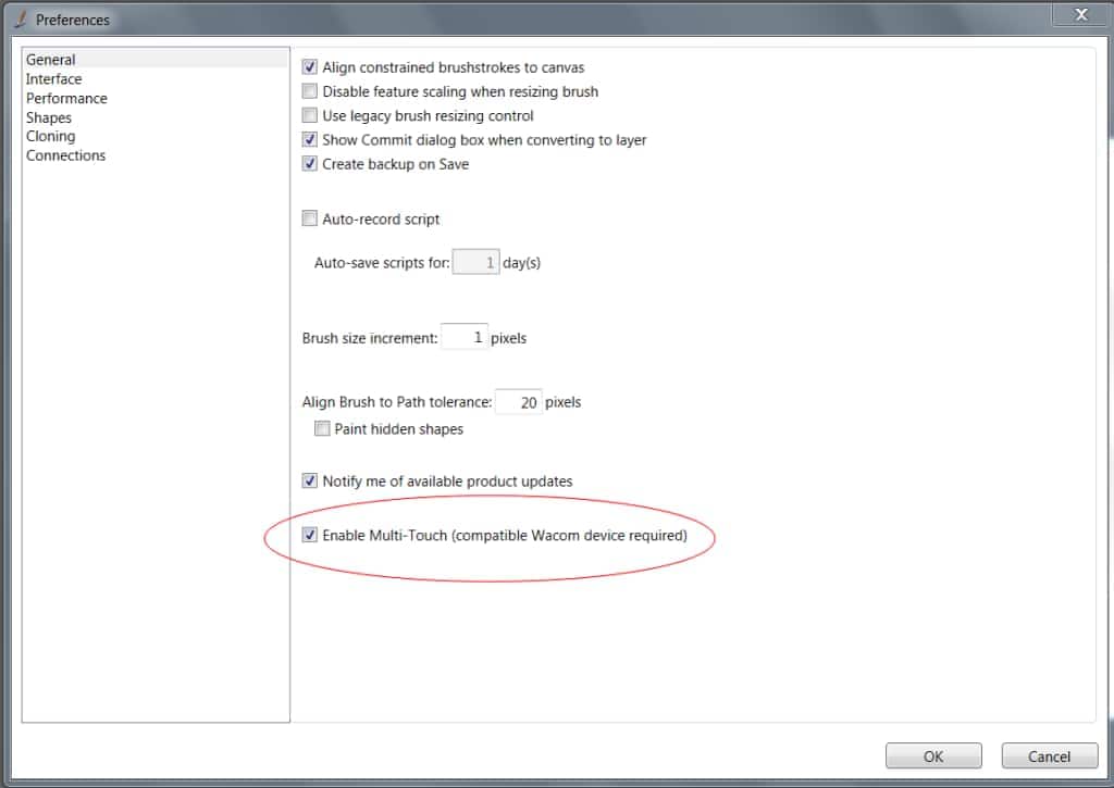 Working with Wacom Multi-touch support - Corel Discovery Center
