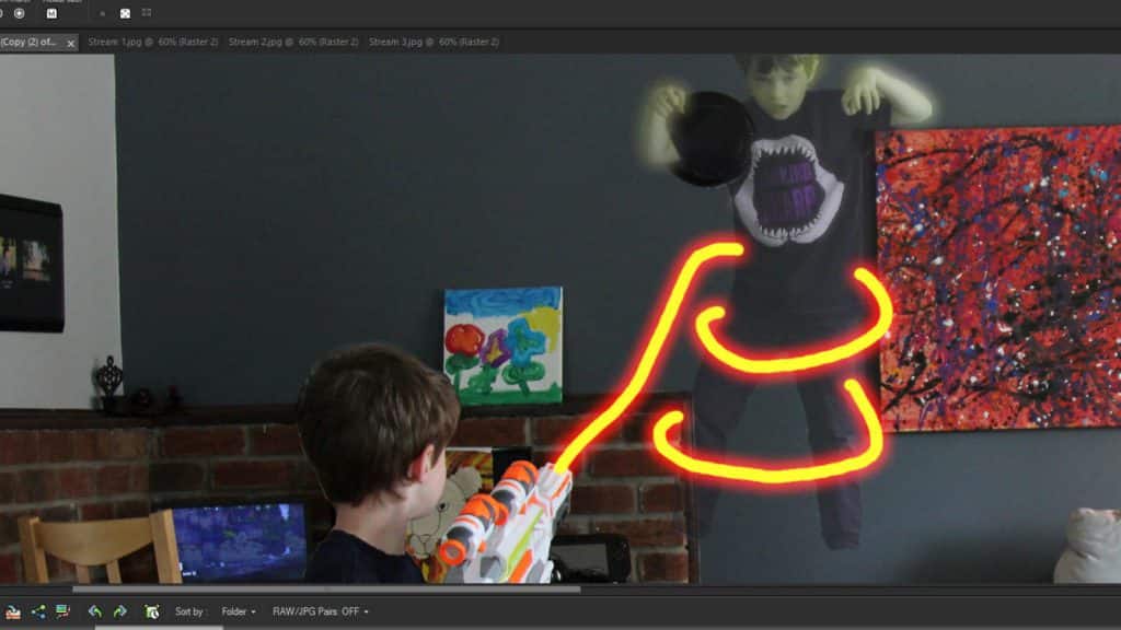 How to create the proton pack energy stream effect - Corel Discovery Center