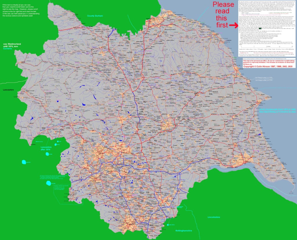 Yorkshire map - Corel Discovery Center
