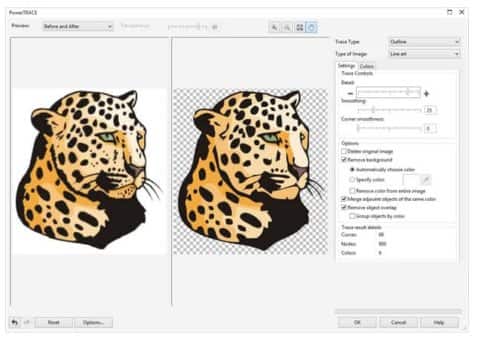 Vectorization: Convert Bitmaps to Vector with PowerTRACE - Corel ...