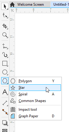 The Star, Spiral and Common Shapes tools - Corel Discovery Center