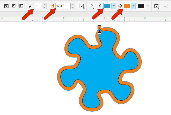 Using the Contour tool in CorelDRAW - Corel Discovery Center