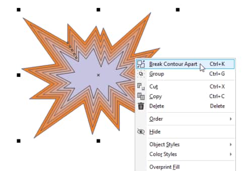 Using the Contour tool in CorelDRAW - Corel Discovery Center