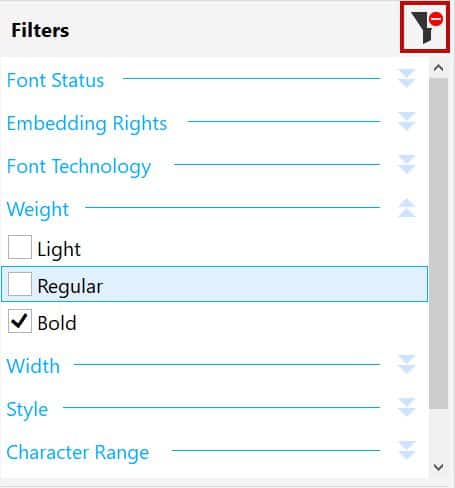 Using the Font Manager - Corel Discovery Center