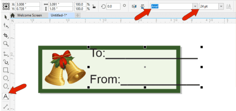 Creating Custom Gift Tags in CorelDRAW