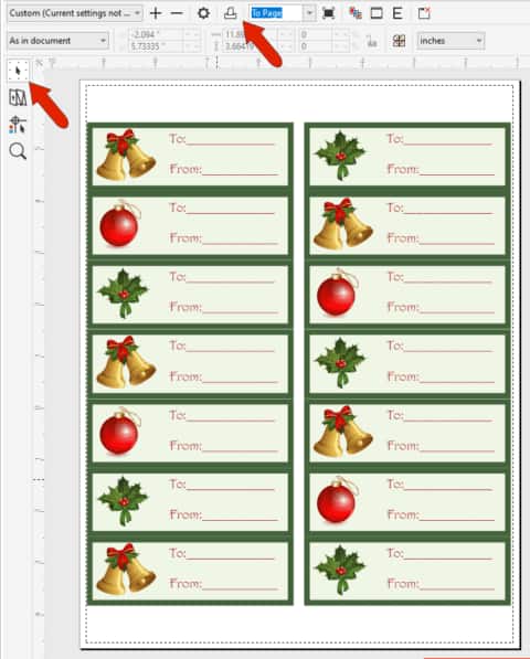Creating Custom Gift Tags in CorelDRAW