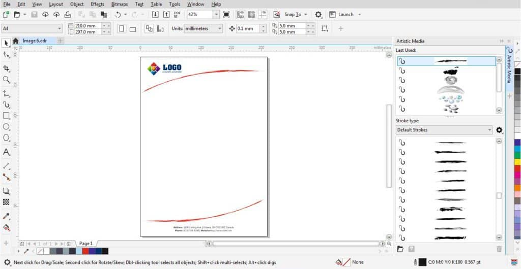 Design a letterhead - Corel Discovery Center