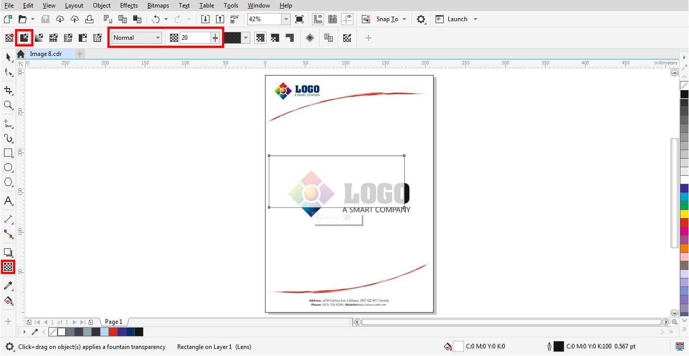 Design a letterhead - Corel Discovery Center