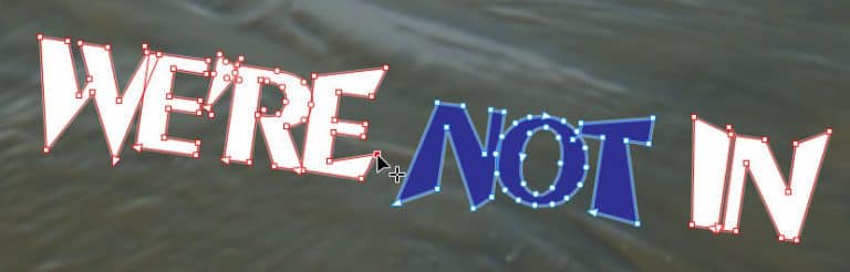 Reshaping and manipulating text with the Shape tool - Corel Discovery ...