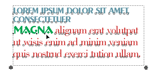 Reshaping and manipulating text with the Shape tool - Corel Discovery Center