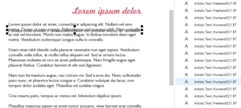 Reshaping and manipulating text with the Shape tool - Corel Discovery ...