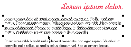 Reshaping and manipulating text with the Shape tool - Corel Discovery ...