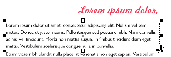 Reshaping and manipulating text with the Shape tool - Corel Discovery ...