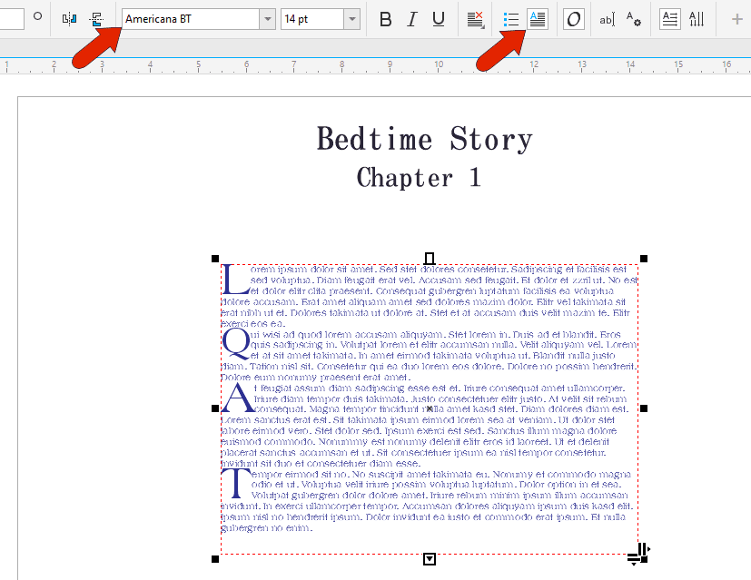 Formatting paragraph text in CorelDRAW - Corel Discovery Center