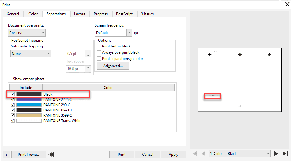 Printing Color Separations - Corel Discovery Center
