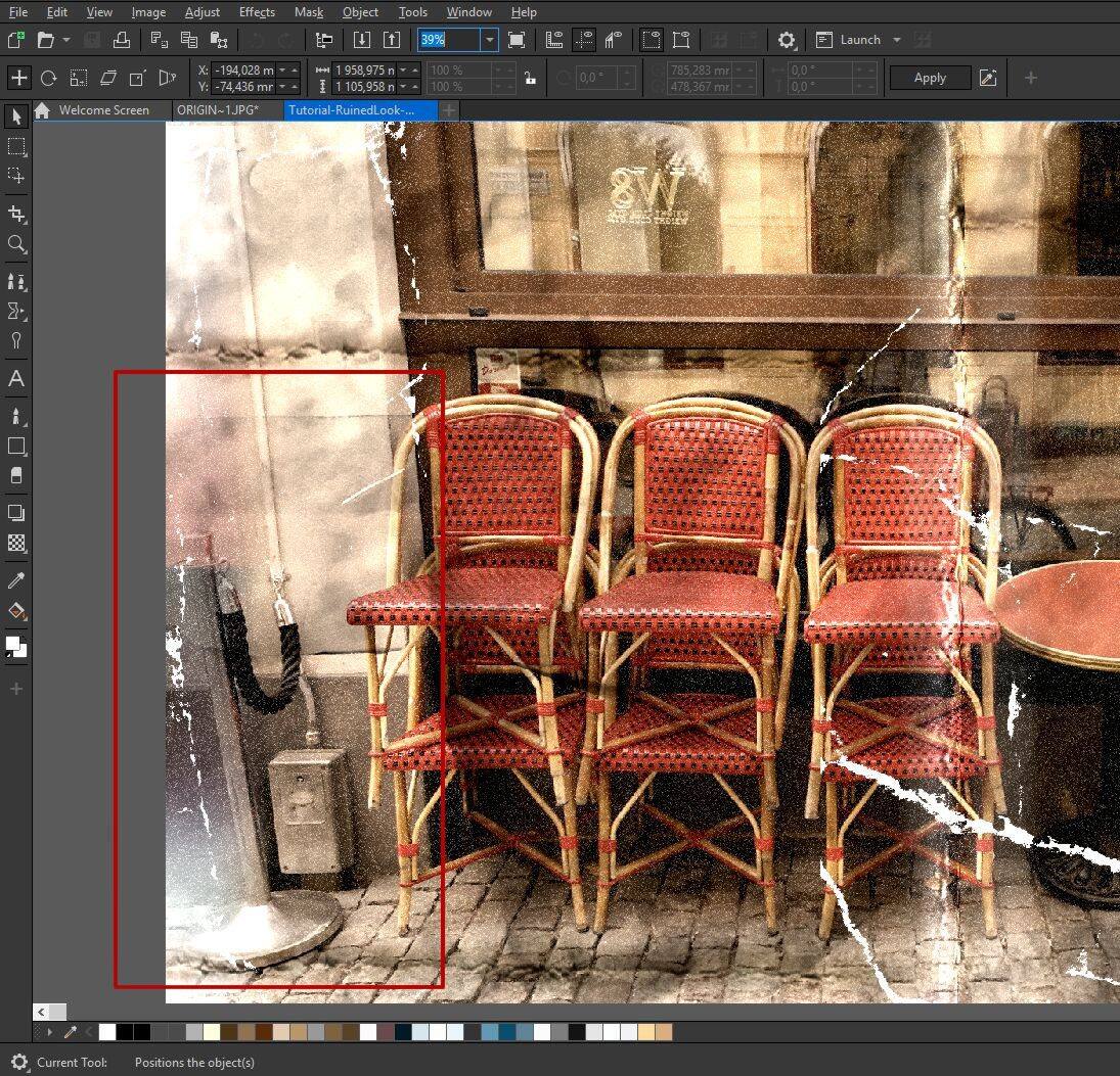 Creating a "ruined" photo effect in PHOTO-PAINT - Corel Discovery Center
