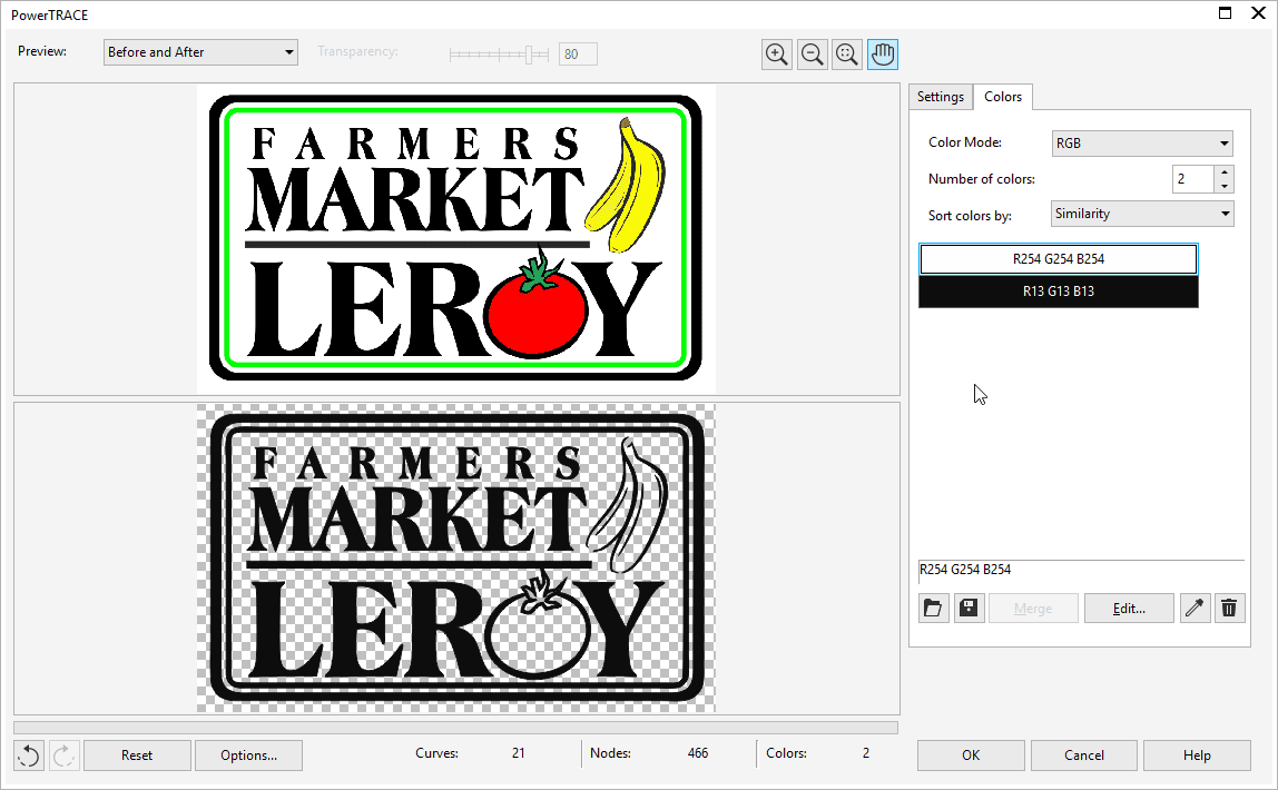 Converting Raster Images to Single-Color Vector - Corel Discovery Center