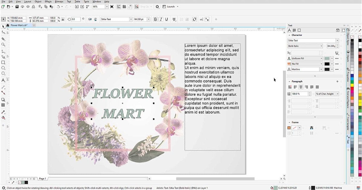 Overview of the Text Tool - Corel Discovery Center