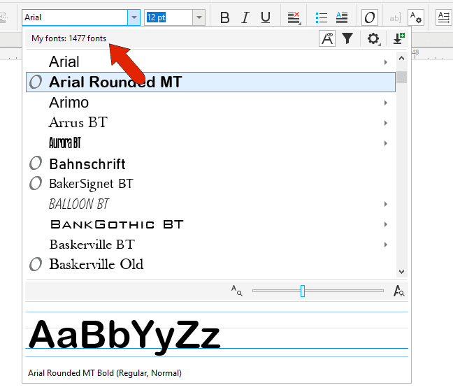 CorelDRAW font management tips - Corel Discovery Center
