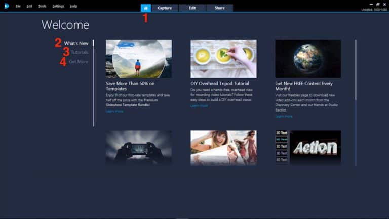 Get to know the VideoStudio workspace - Corel Discovery Center