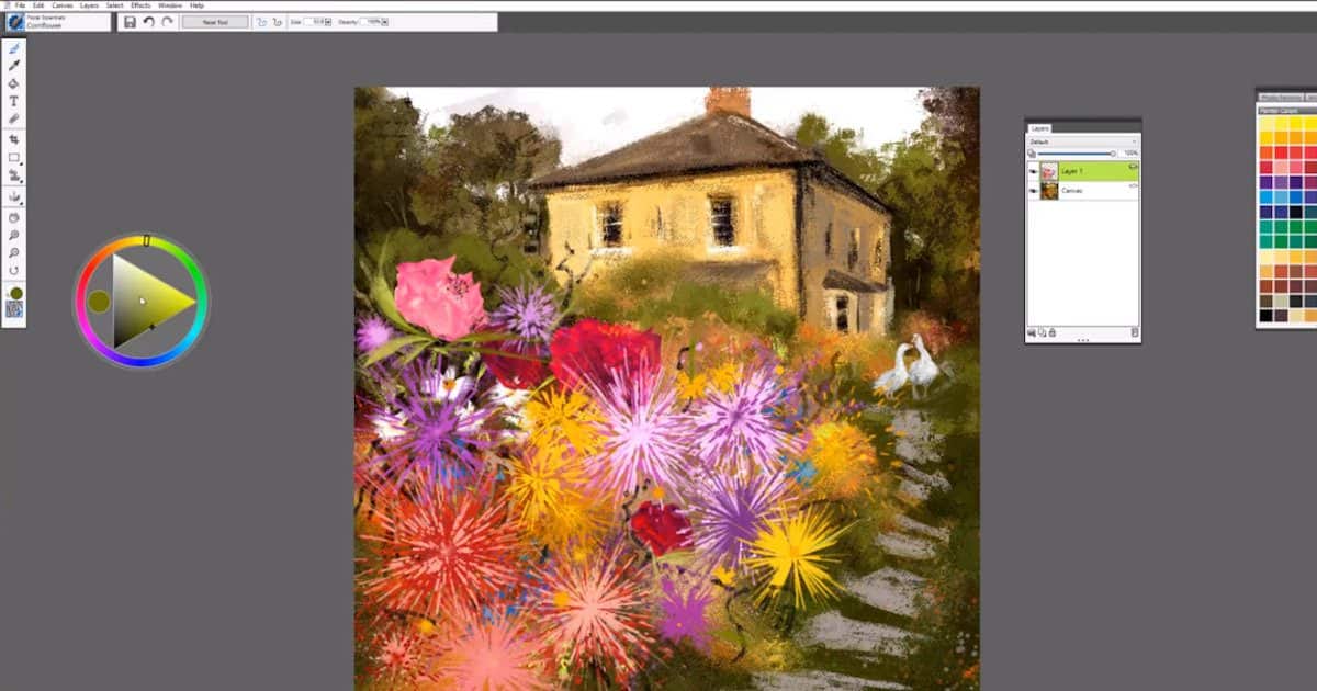 How to use the Floral Essentials brushes - Corel Discovery Center