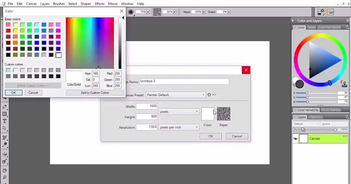 Setting up your canvas - Corel Discovery Center