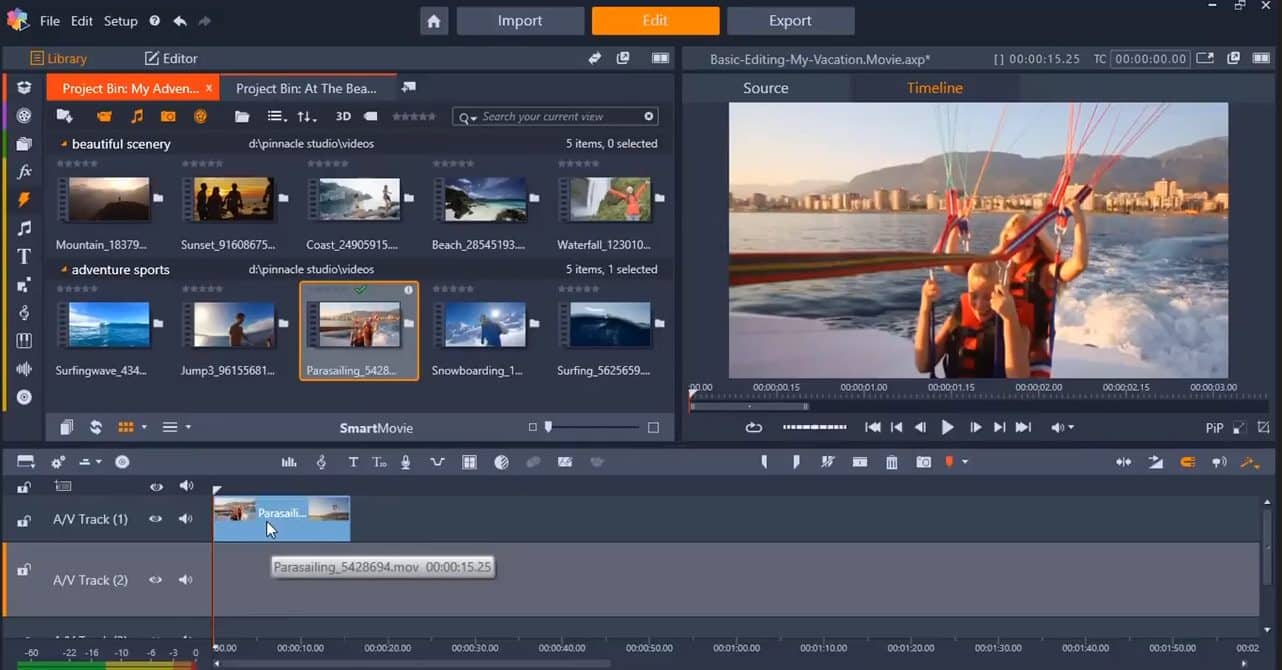 Introduction to basic video editing techniques - Corel Discovery Center