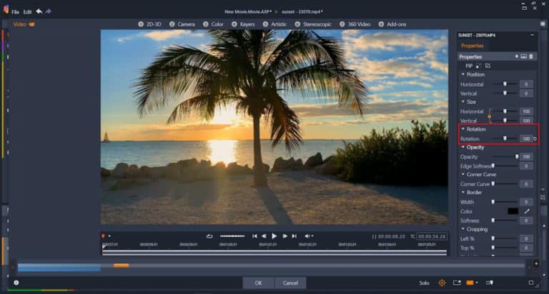 Rotating video clips in Pinnacle Studio - Corel Discovery Center