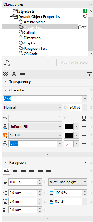 Overview of the Text tool - Corel Discovery Center