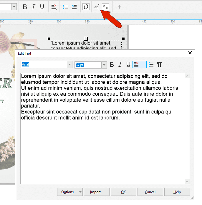 Overview of the Text tool - Corel Discovery Center