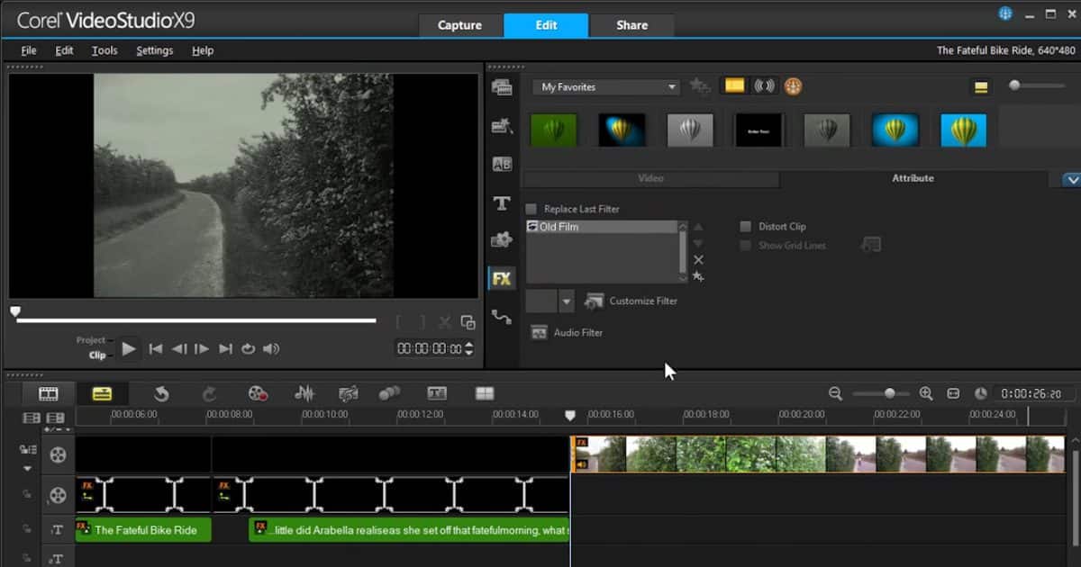 Creating an old-fashioned silent movie - Corel Discovery Center