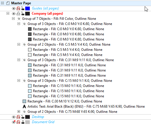 Working with layers in the Object docker - Corel Discovery Center