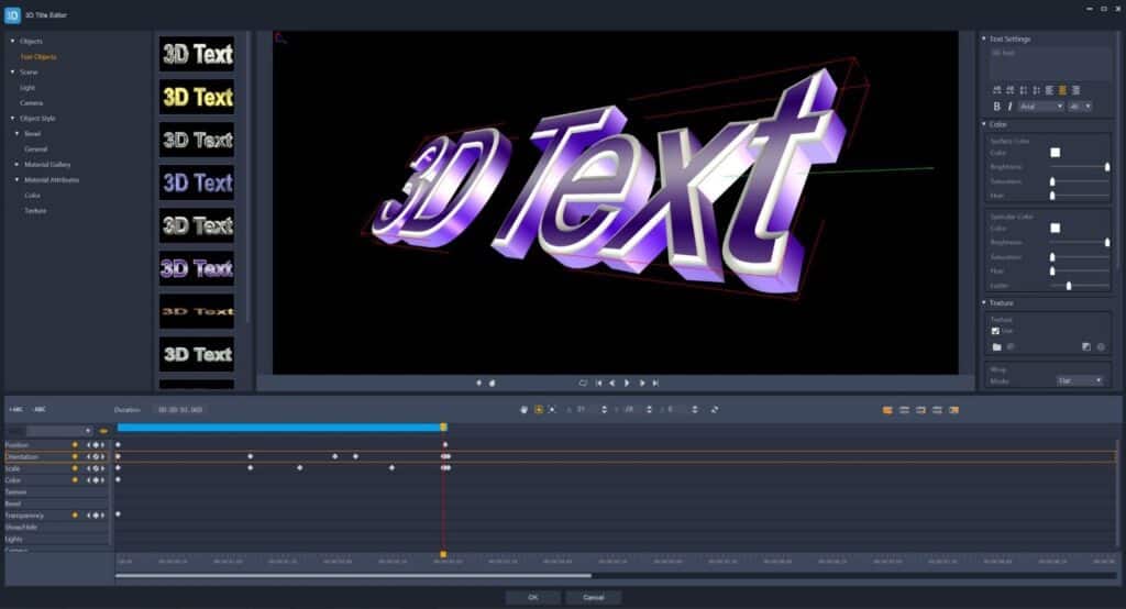 Create custom motion 3D titles - Corel Discovery Center