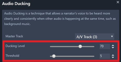How to use Audio Ducking - Corel Discovery Center