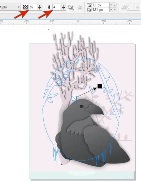 Adding depth with the Shadow tools - Corel Discovery Center