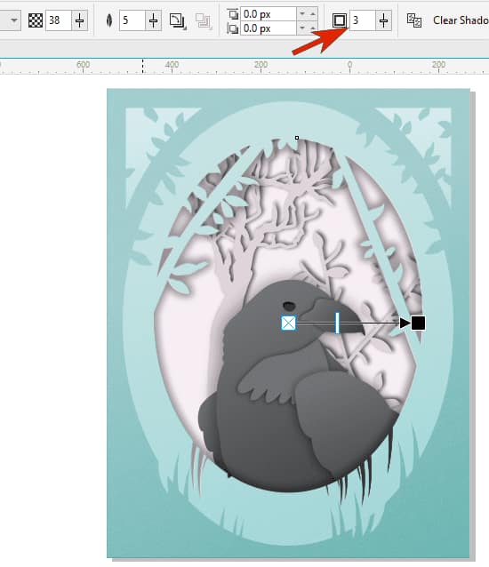 Adding depth with the Shadow tools - Corel Discovery Center