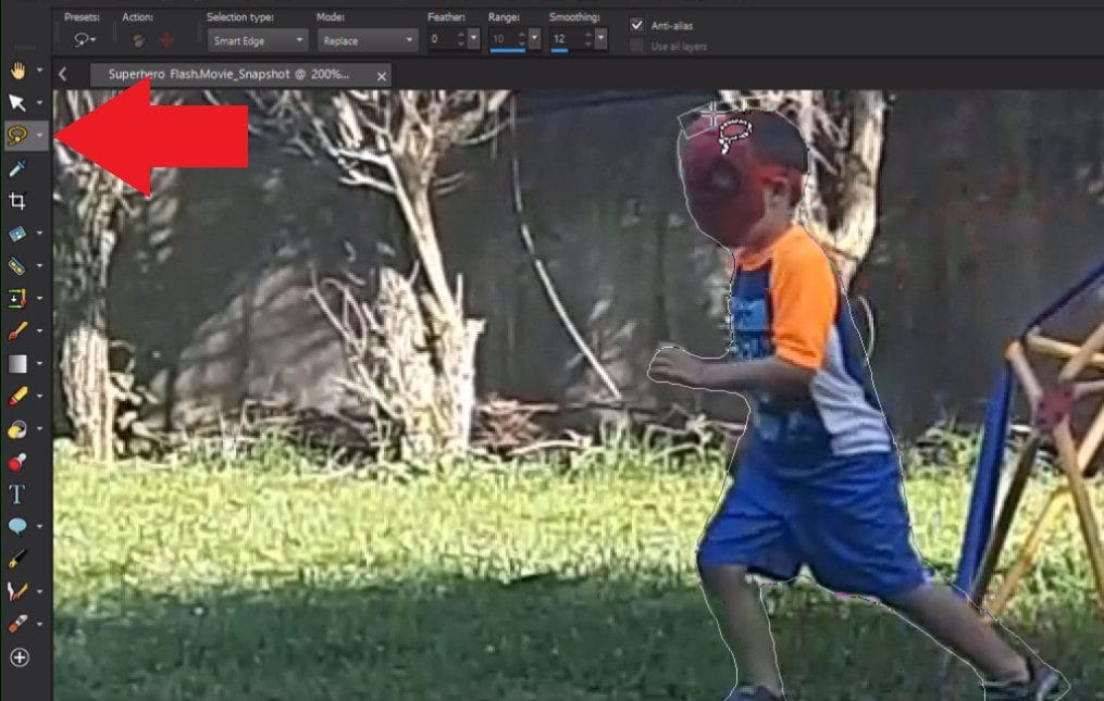 Super speed illusion with the Flash effect - Corel Discovery Center